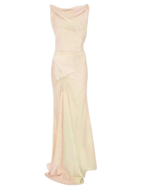Victoria Beckham Posy Maxi Dress - Neutrals