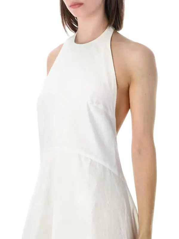 RÓHE Halterneck Backless Dress - White