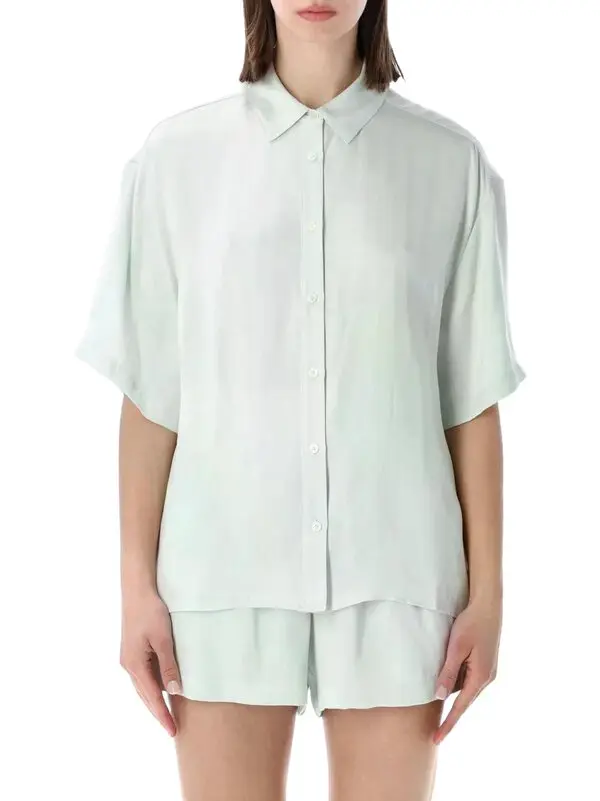 ANINE BING Coco Short-sleeve Shirt - Green