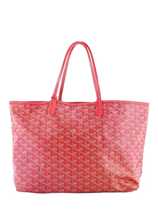 Goyard Saint Louis Coated Canvas Gm Tote Bag - Red