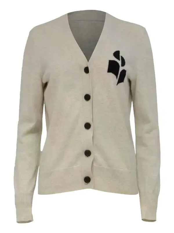 ISABEL MARANT VINTAGE Logo-patch Sweater - Grey