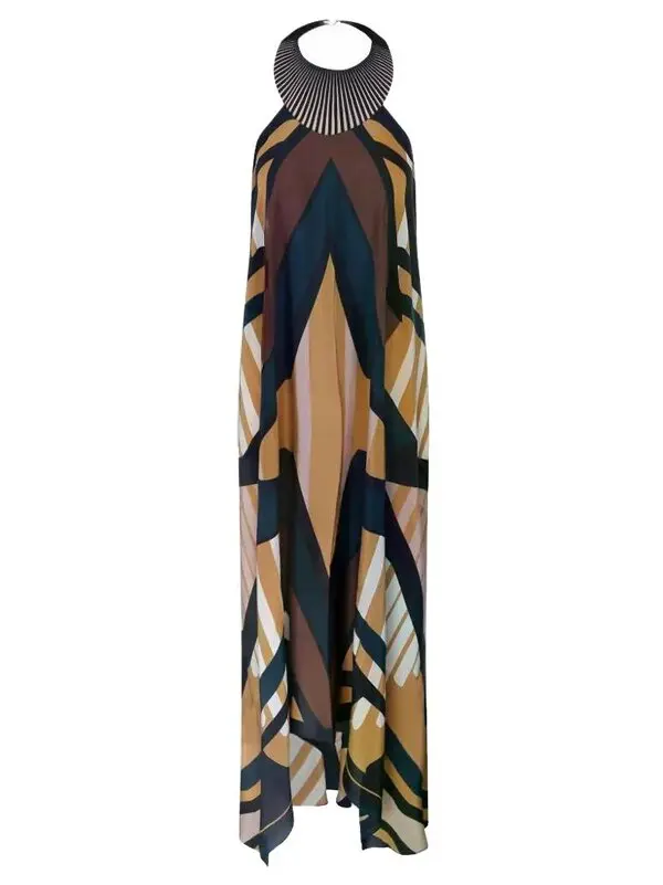 VOLANTIS Saba Maxi Dress - Neutrals