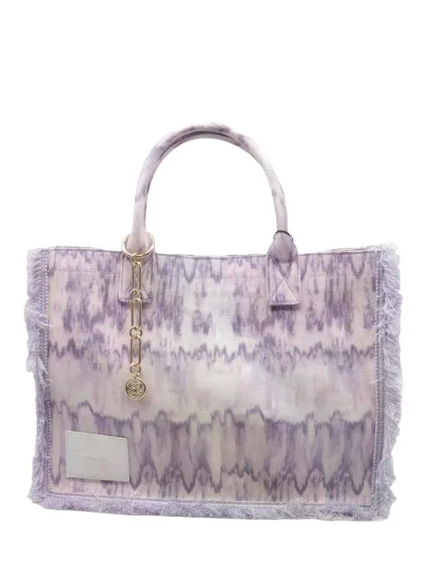 Sandro 2022 Kasbah Tie-dye Tote Bag - Purple