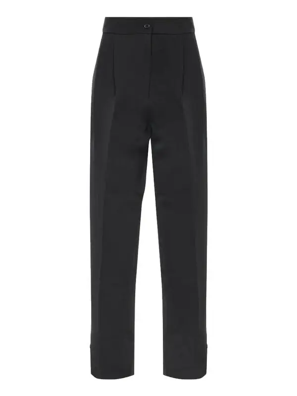 THE FRANKIE SHOP Doyer Pleated Trousers - Black