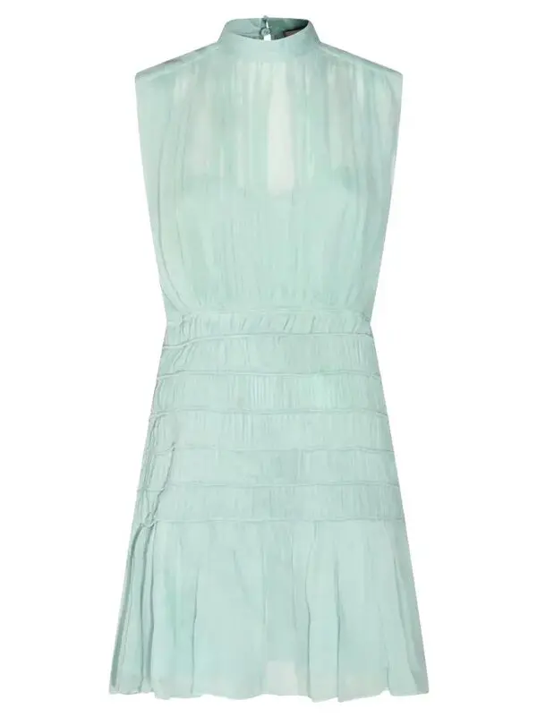 TWINSET Sleeveless Mini Dress - Blue