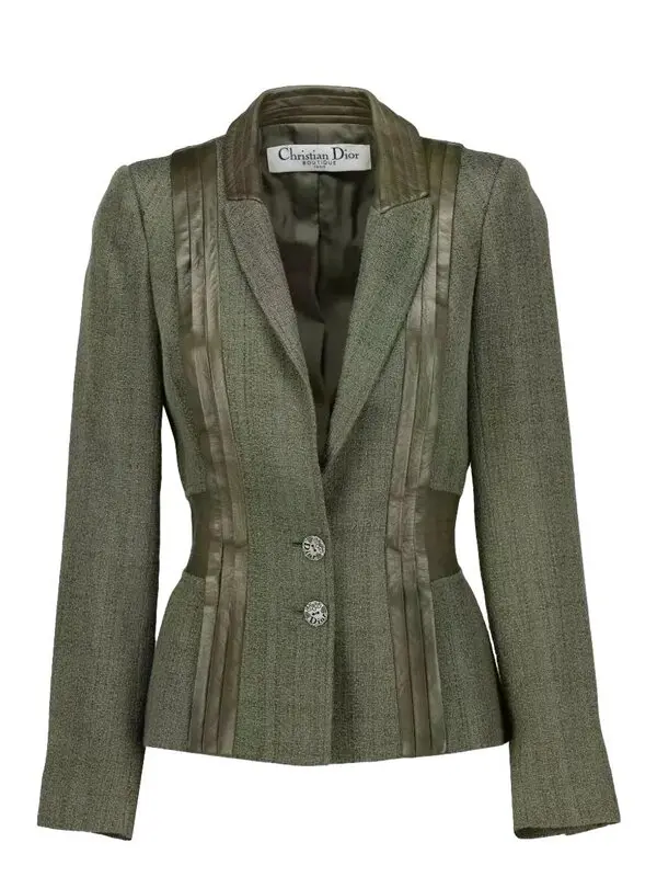 Dior Button-up Blazer - Green