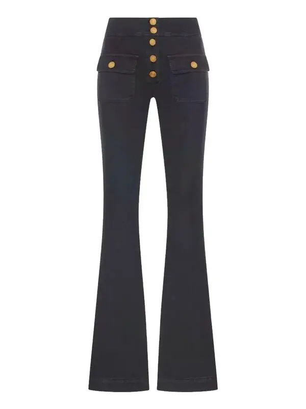Seafarer Anais High-waisted Flared Jeans - Black