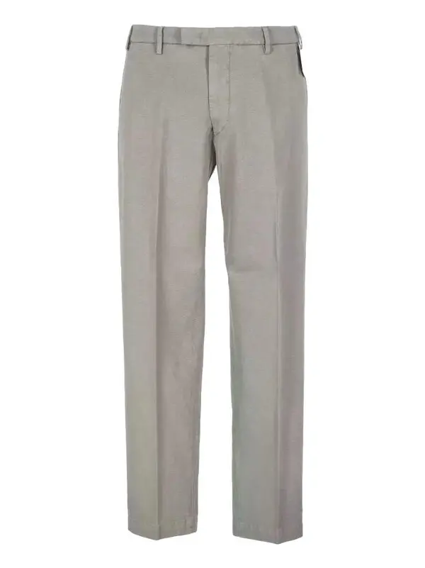 MICHAEL COAL Straight-leg Tailored Trousers - Grey