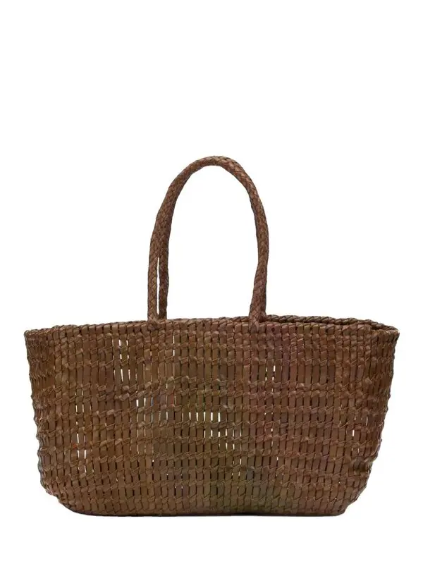 Dragon Diffusion Terrafino Woven Leather Tote Bag - Brown