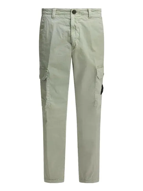 Stone Island Logo-patch Cargo Pants - Green