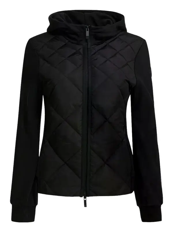 Moncler Quilted Hooded Jacket - Black