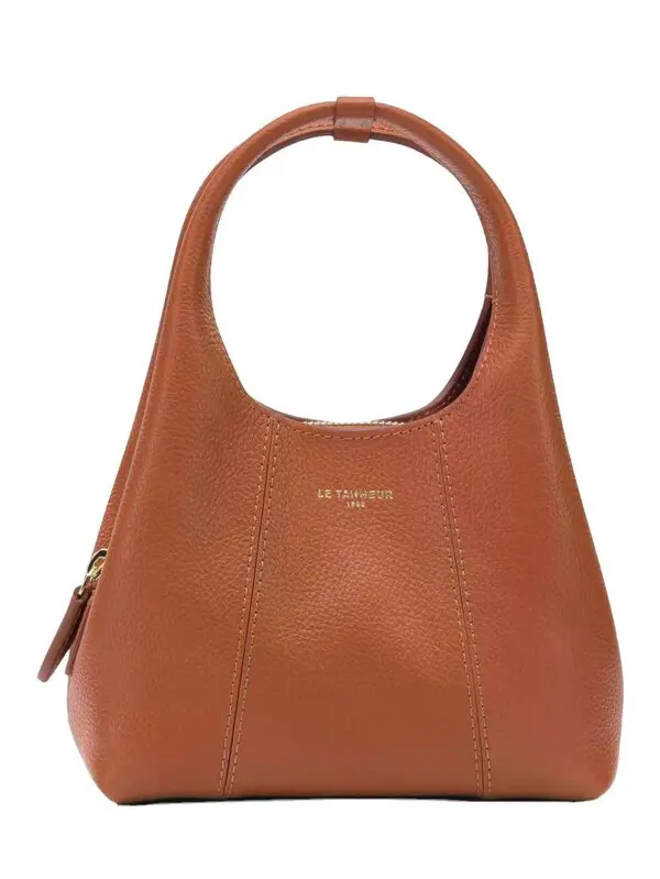 LE TANNEUR Juliette Grained-leather Tote Bag - Brown