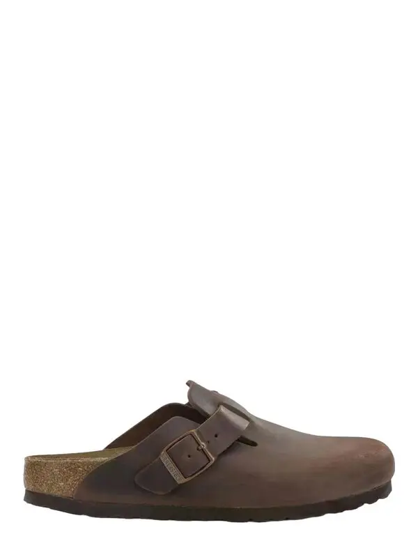 BIRKENSTOCK Boston Buckle-fastening Mules - Brown