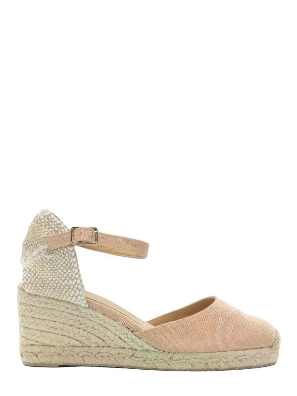 CastaÑer Carol Buckle-fastening Wedge Espadrilles - Pink