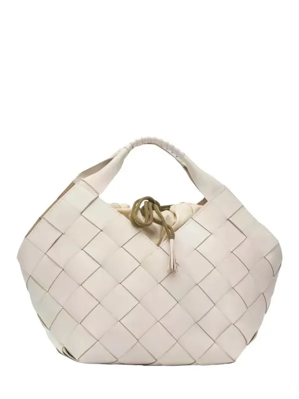 Dragon Diffusion Woven Leather Tote Bag - Neutrals
