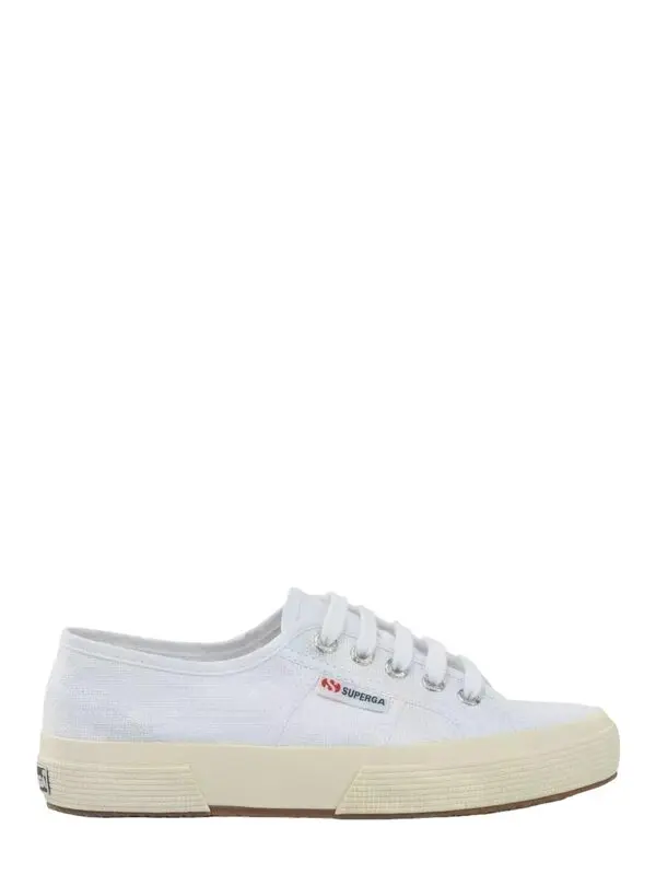 Superga Lace-up Canvas Sneakers - White