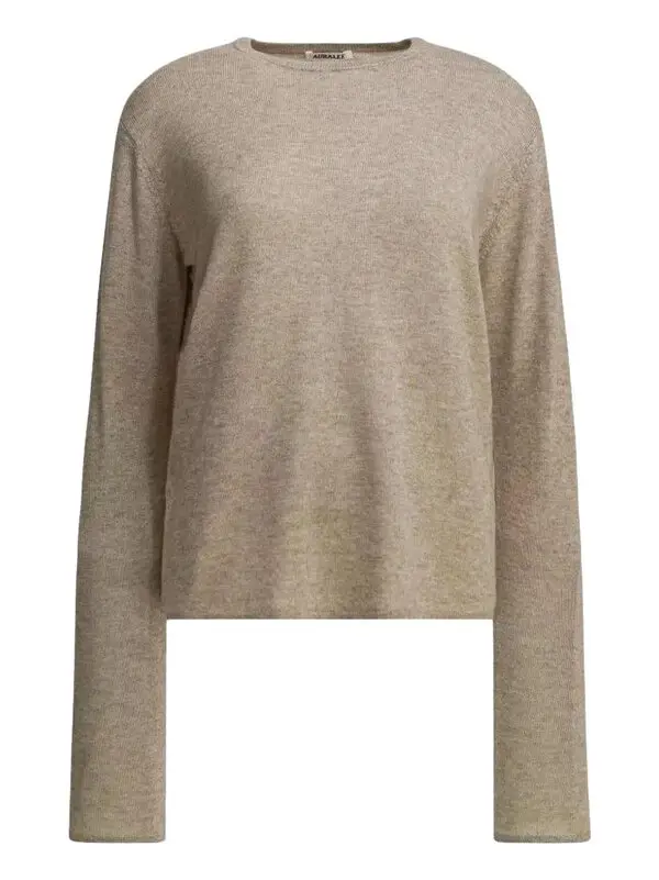 Auralee Cashmere-silk Sweater - Neutrals