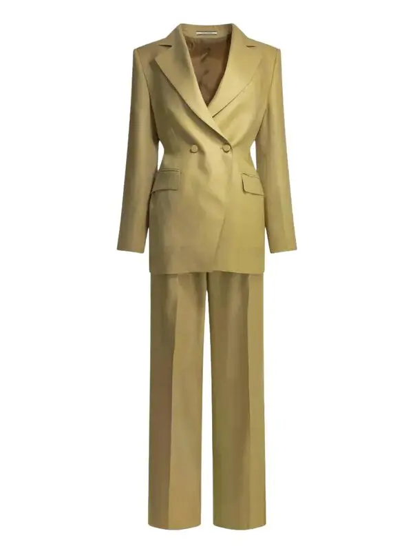 Tagliatore Astra Double-breasted Peak-lapel Suit - Neutrals