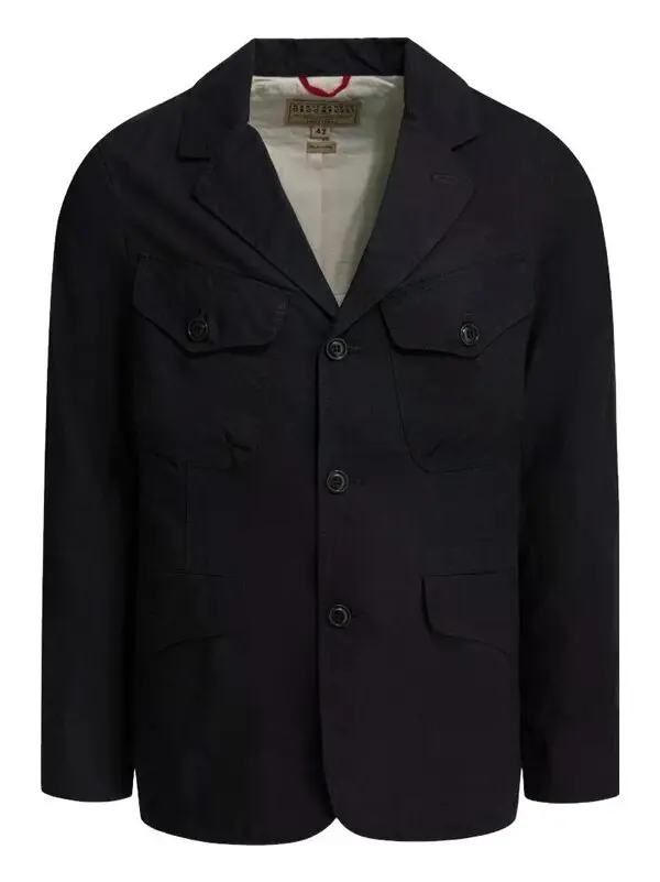 CECCARELLI Four-pocket Cotton Jacket - Blue