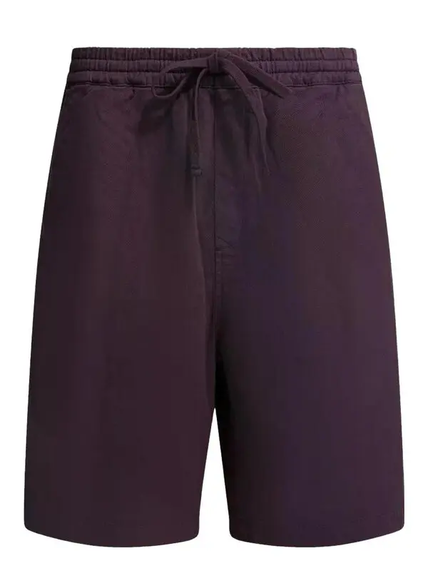 Carhartt Work In Progress Logo-patch Drawstring Shorts - Purple