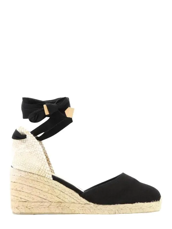 CastaÑer Carina Wedge Espadrilles - Black