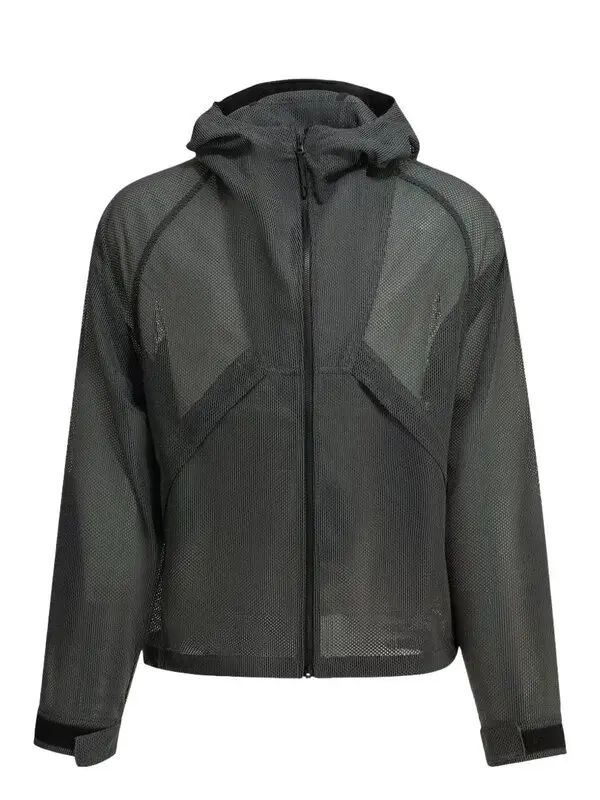 GOLDWIN Tonalith Mesh Hooded Coat - Grey