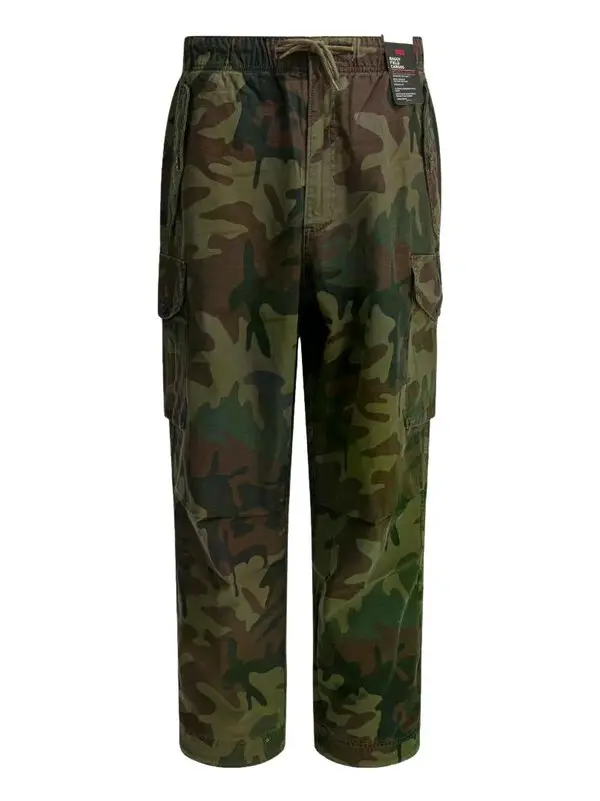 LEVI'S Baggy Field Camouflage-print Cargo Pants - Green