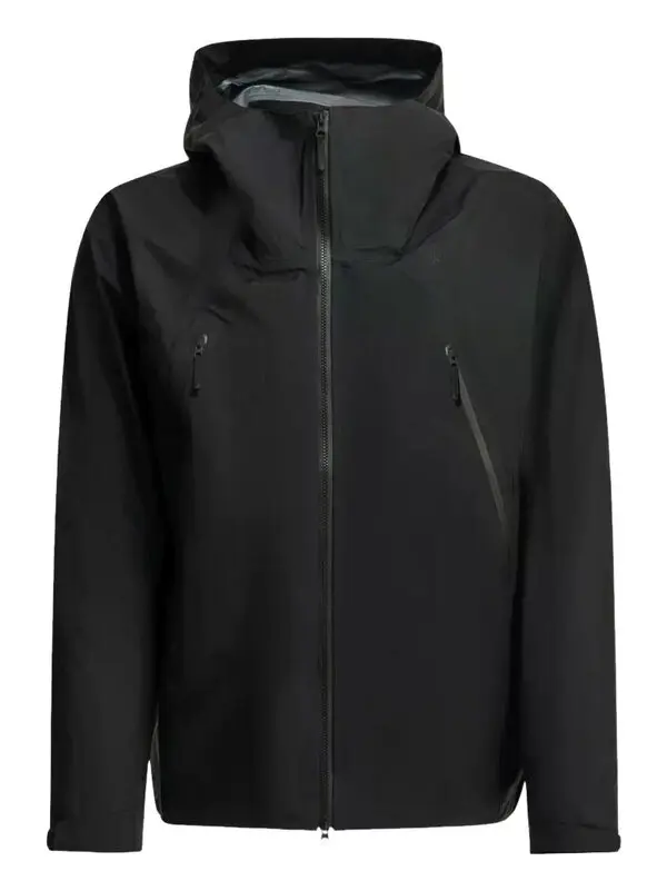 GOLDWIN Hooded Zip-up Jacket - Black