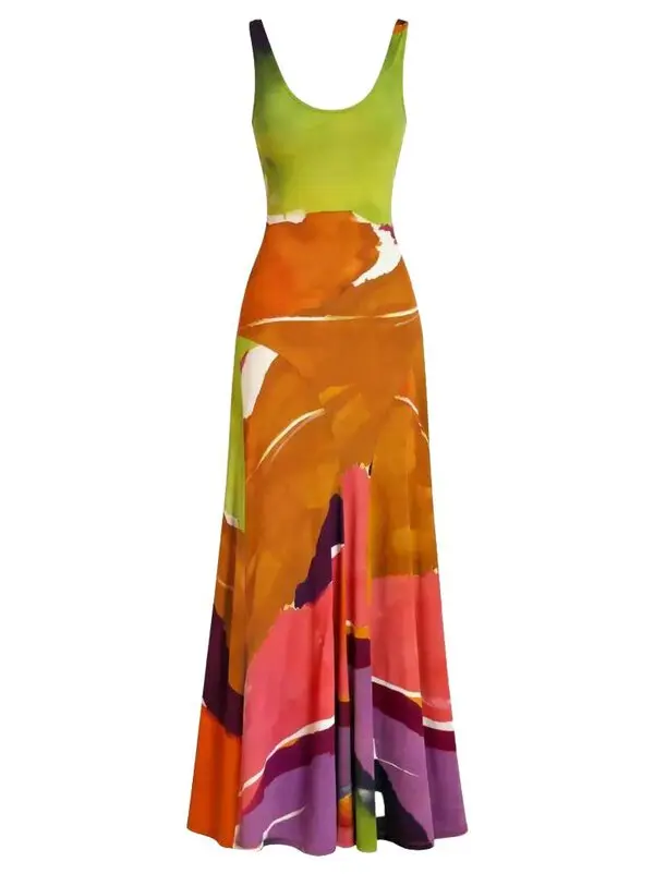 Ulla Johnson Malie Maxi Dress - Orange