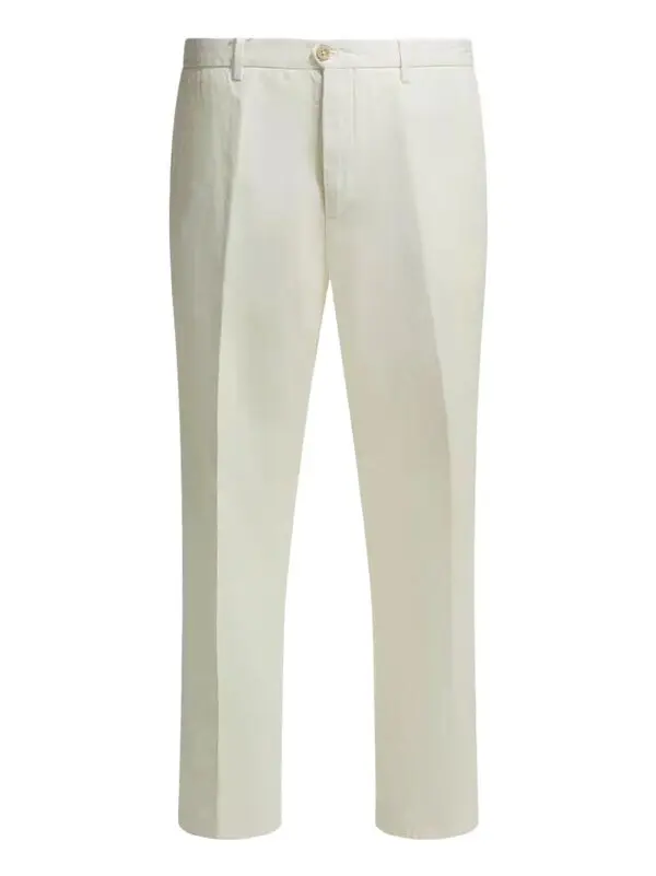 BRIGLIA 1949 Pressed-crease Tailored Trousers - Neutrals