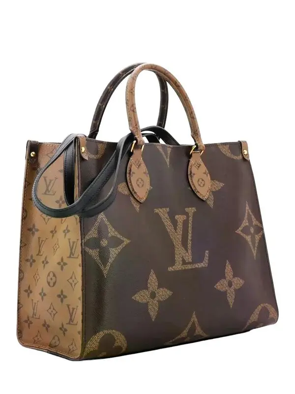 LOUIS VUITTON Onthego Reverse Monogram Giant Mm Tote Bag - Brown