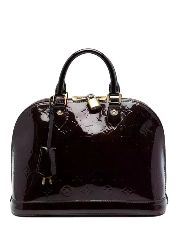 LOUIS VUITTON 2011 Monogram Vernis Alma Pm Handbag - Purple