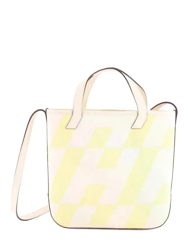 Hermès Cabas H En Biais 27 Tote - Yellow