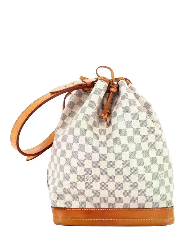 LOUIS VUITTON Noe Handbag Damier Large Bucket Bag - Brown