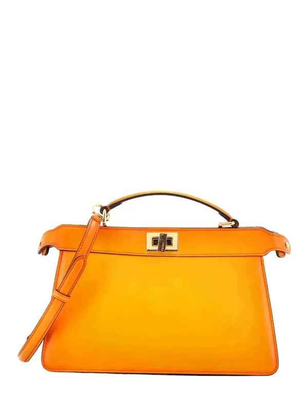 Fendi Peekaboo Iseeu East West Satchel - Orange