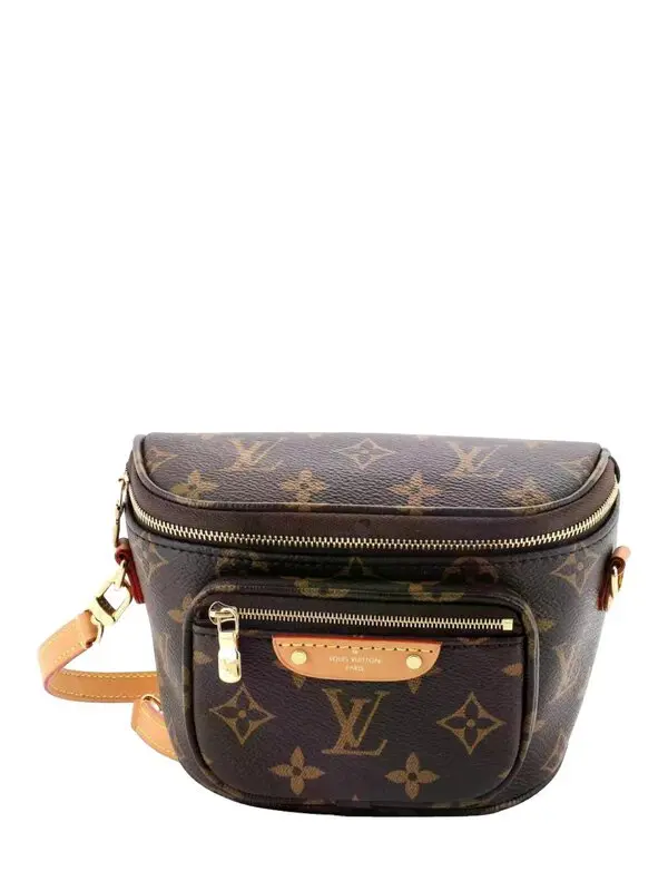 LOUIS VUITTON Bum Bag Monogram Canvas Mini - Brown