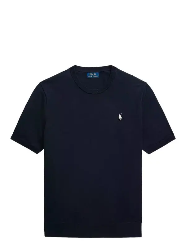Polo Ralph Lauren Embroidered-logo T-shirt - Blue