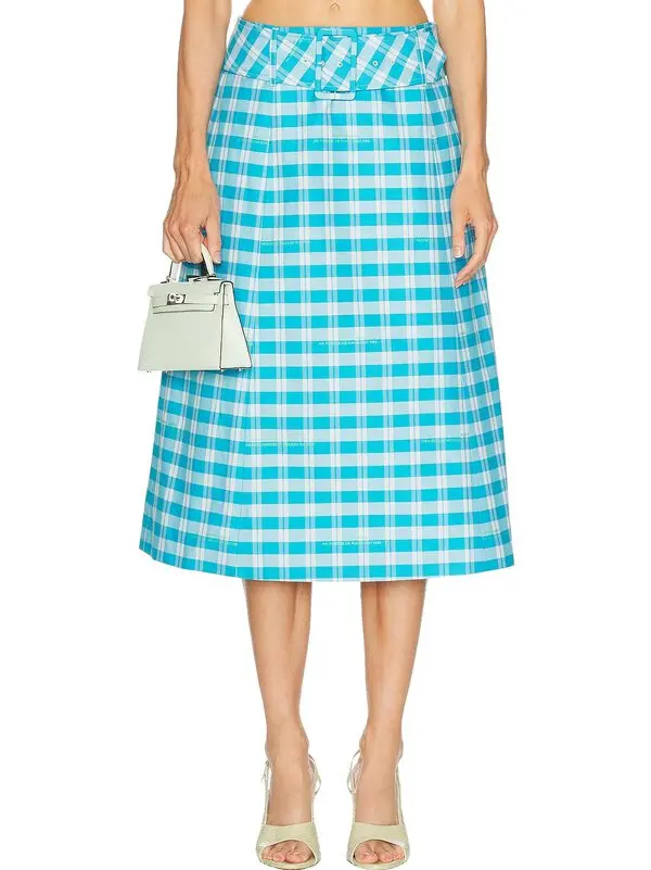 Sandy Liang Clio Skirt - Blue Multi