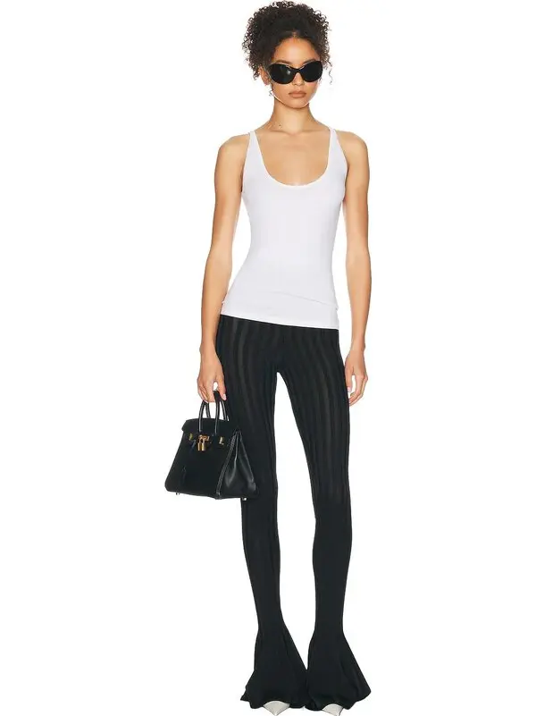 HELSA Cheraden Knit Core Tank - Ivory