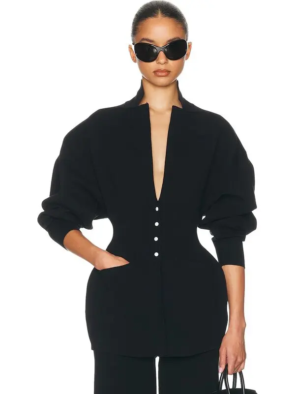 HELSA Louisse Structured Blazer - Black