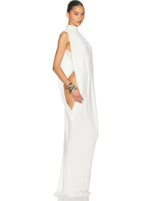 HELSA Katerina Jersey Gown - Ivory