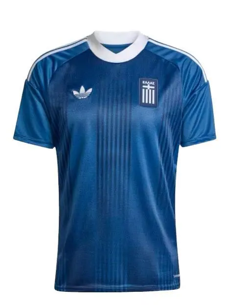 Adidas Greece 26 Away Authentic Jersey - Dusky Blue Petrol