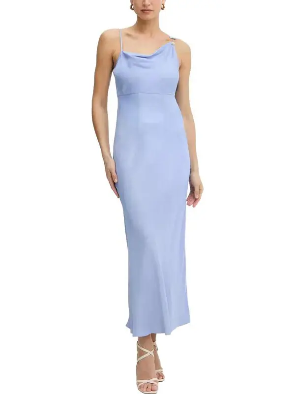 TWINSET Draped Midi Dress - Blue