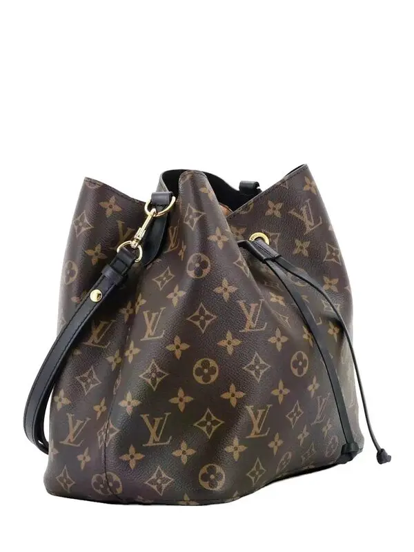 LOUIS VUITTON Neonoe Mm Bucket Bag Monogram Canvas - Black