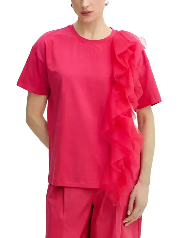 TWINSET T-shirt With Ruffle Detail - Pink
