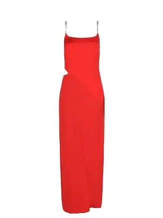 Givenchy Embellished Cutout Gown - Vermilion