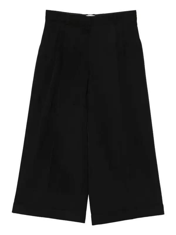 THE ROW Lior Cuffed Trousers - Black