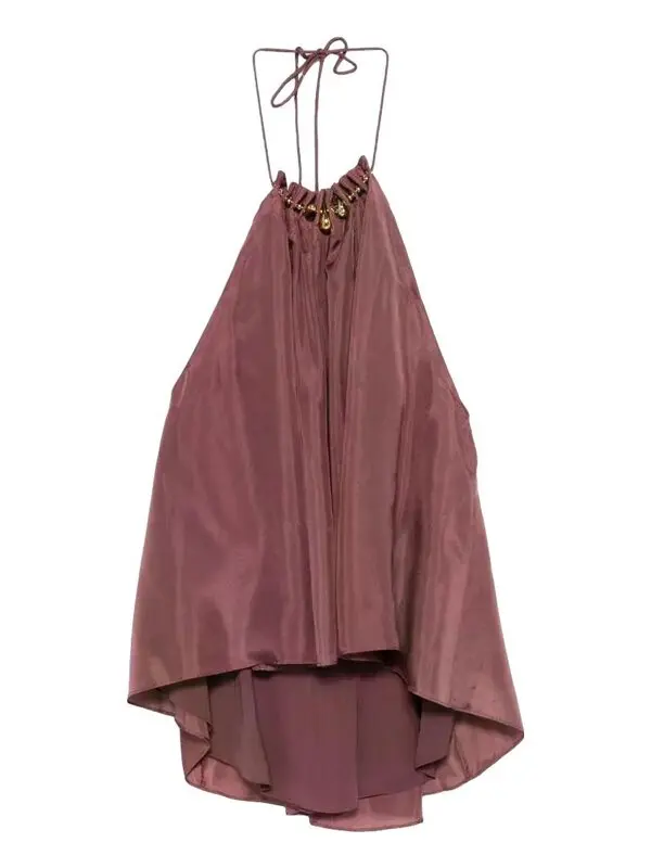 Zimmermann Aster Bead-embellishment Blouse - Purple