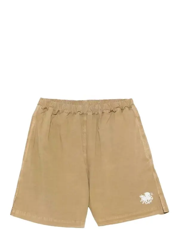 RANRA Logo-print Shorts - Neutrals