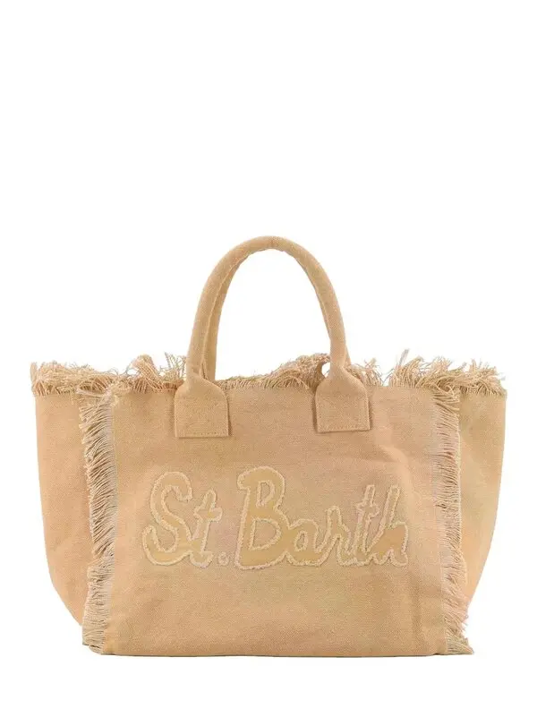 MC2 SAINT BARTH Canvas Tote Bag - Neutrals
